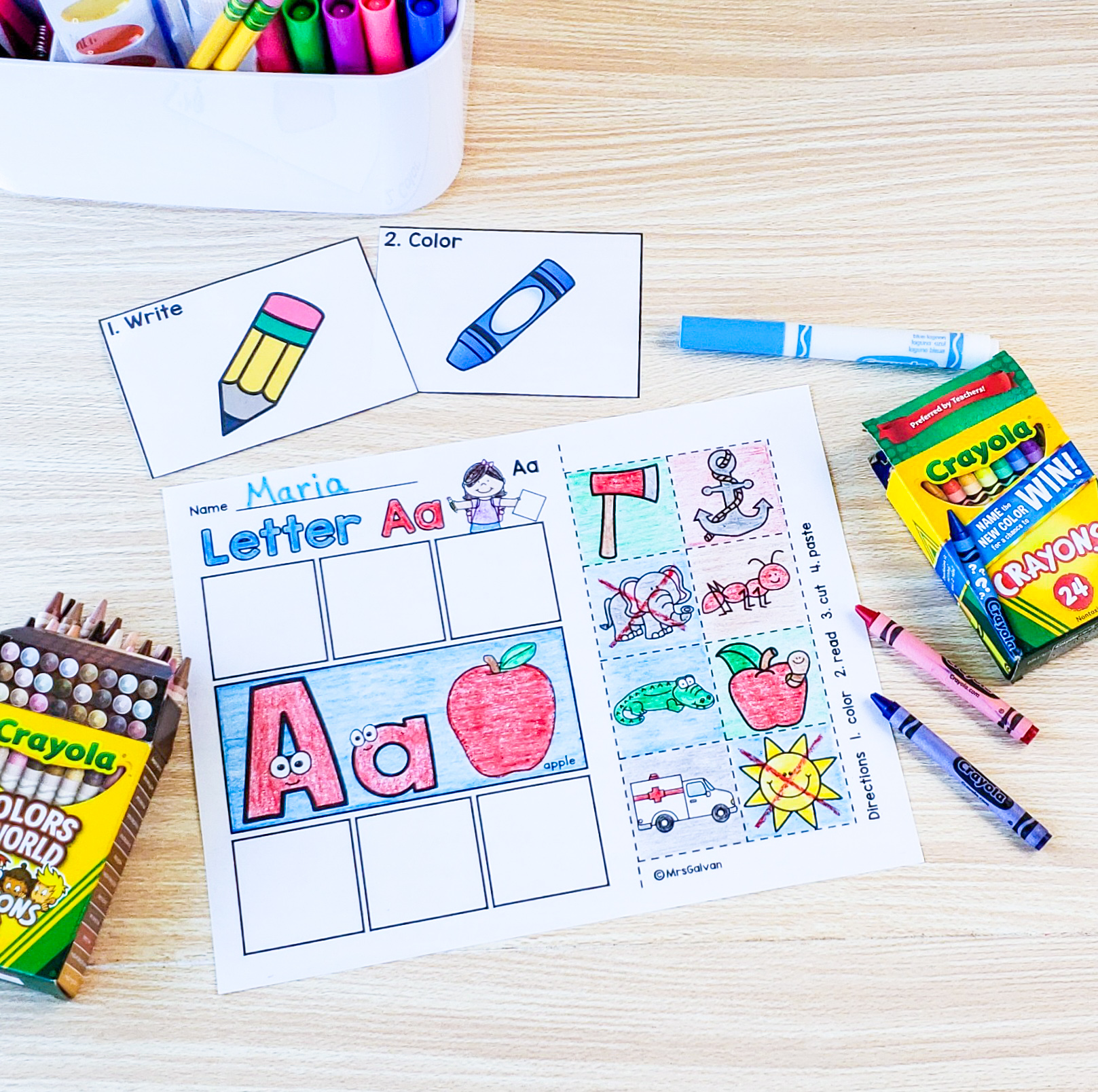 Alphabet Cut and Paste